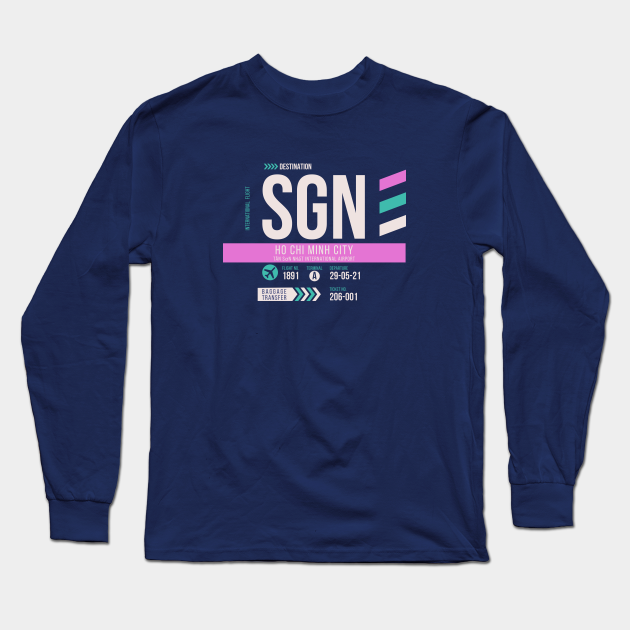 Ho Chi Minh City SGN Airport Code Baggage Tag Saigon Vietnam Long ho-chi-minh-city-sgn-airport-code-baggage-tag-saigon-vietnam-long